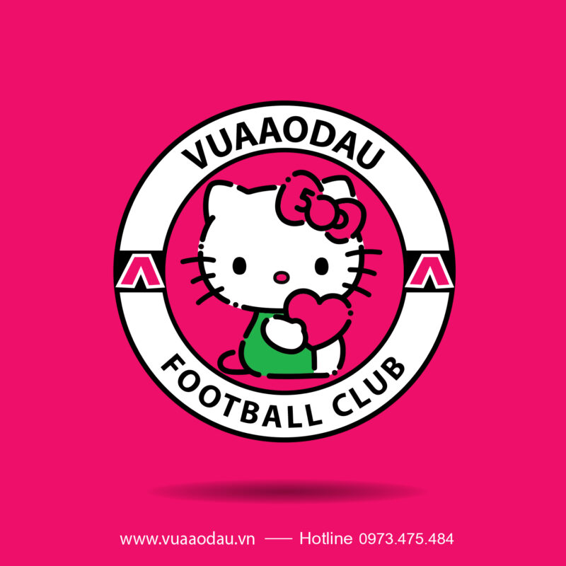 Mẫu Logo Hello Kitty Football Club dễ thương nổi bật - Vua Áo Đấu ...